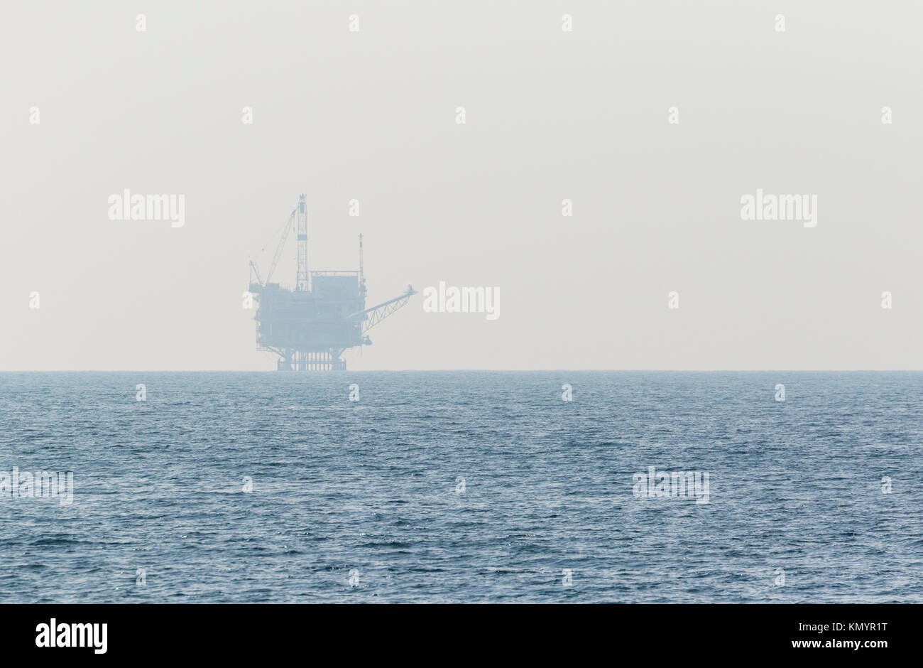 Oil platform, offshore platform, or (colloquially) oil rig, California ...