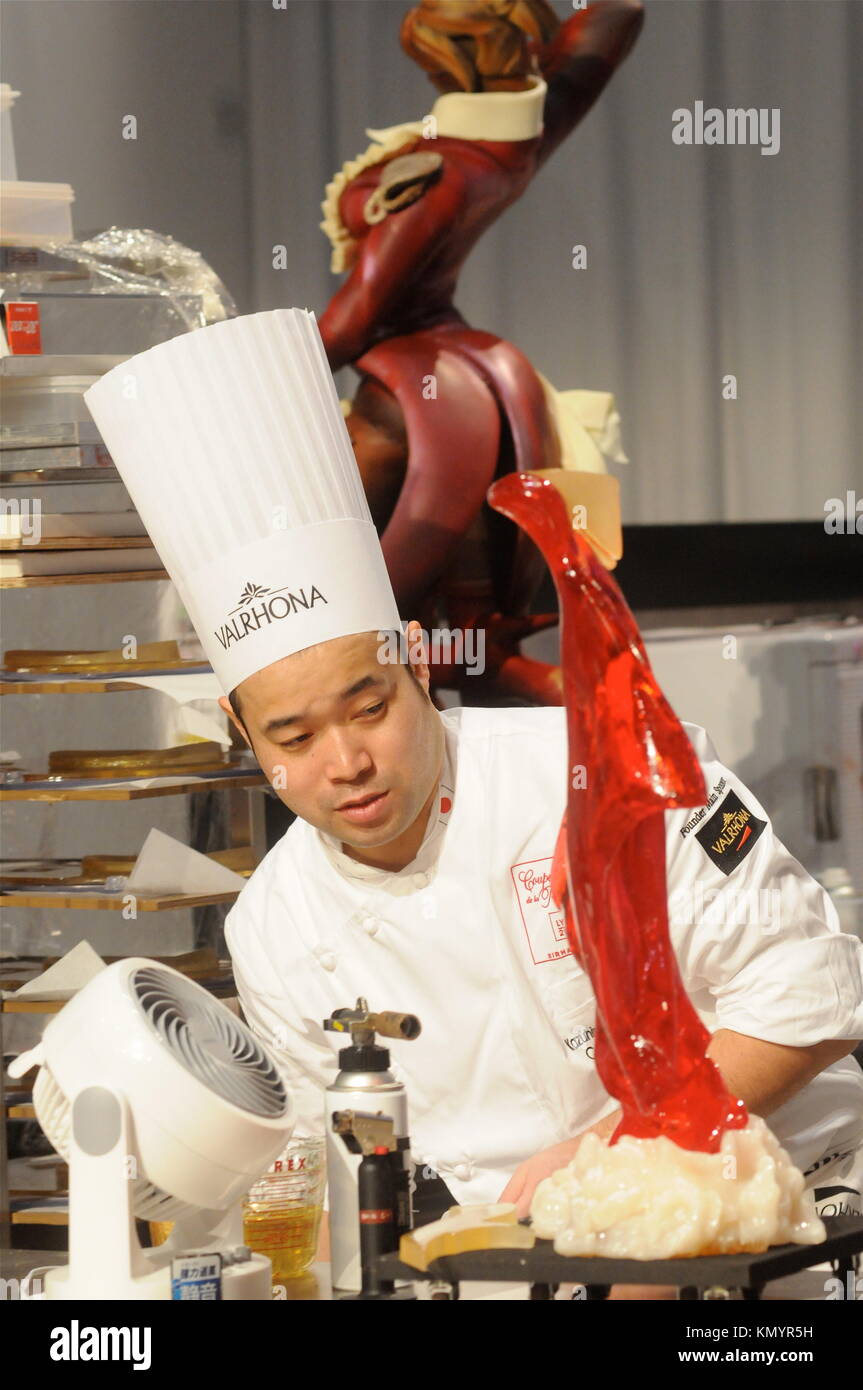 Finale test for Pastry World Cup candidates, Lyon, France Stock Photo ...