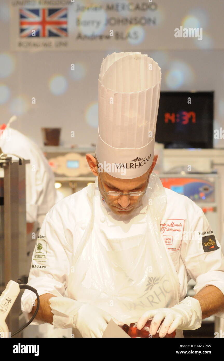 Finale test for Pastry World Cup candidates, Lyon, France Stock Photo ...