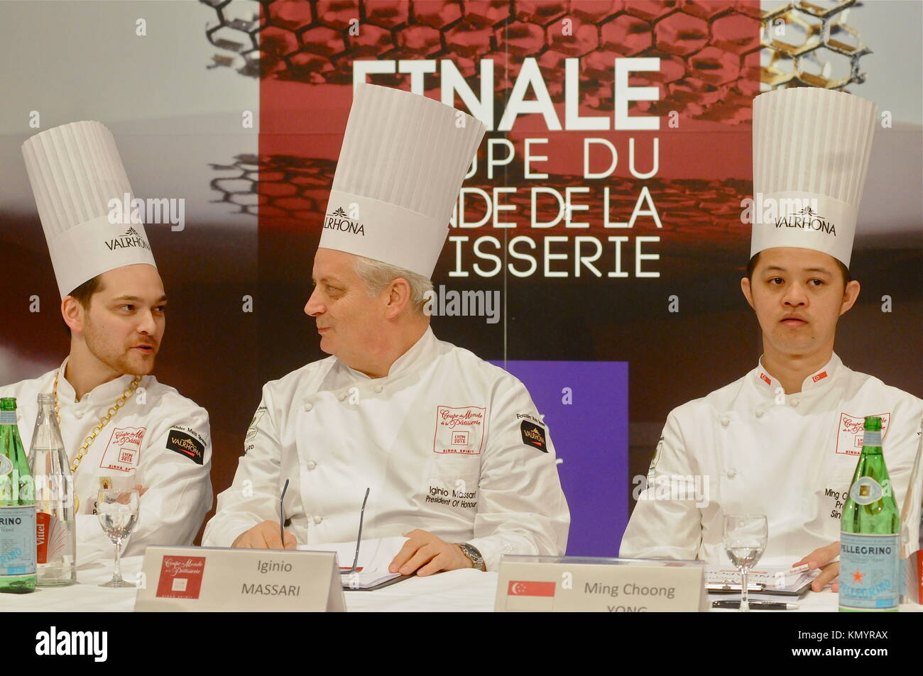 Finale test for Pastry World Cup candidates, Lyon, France Stock Photo ...