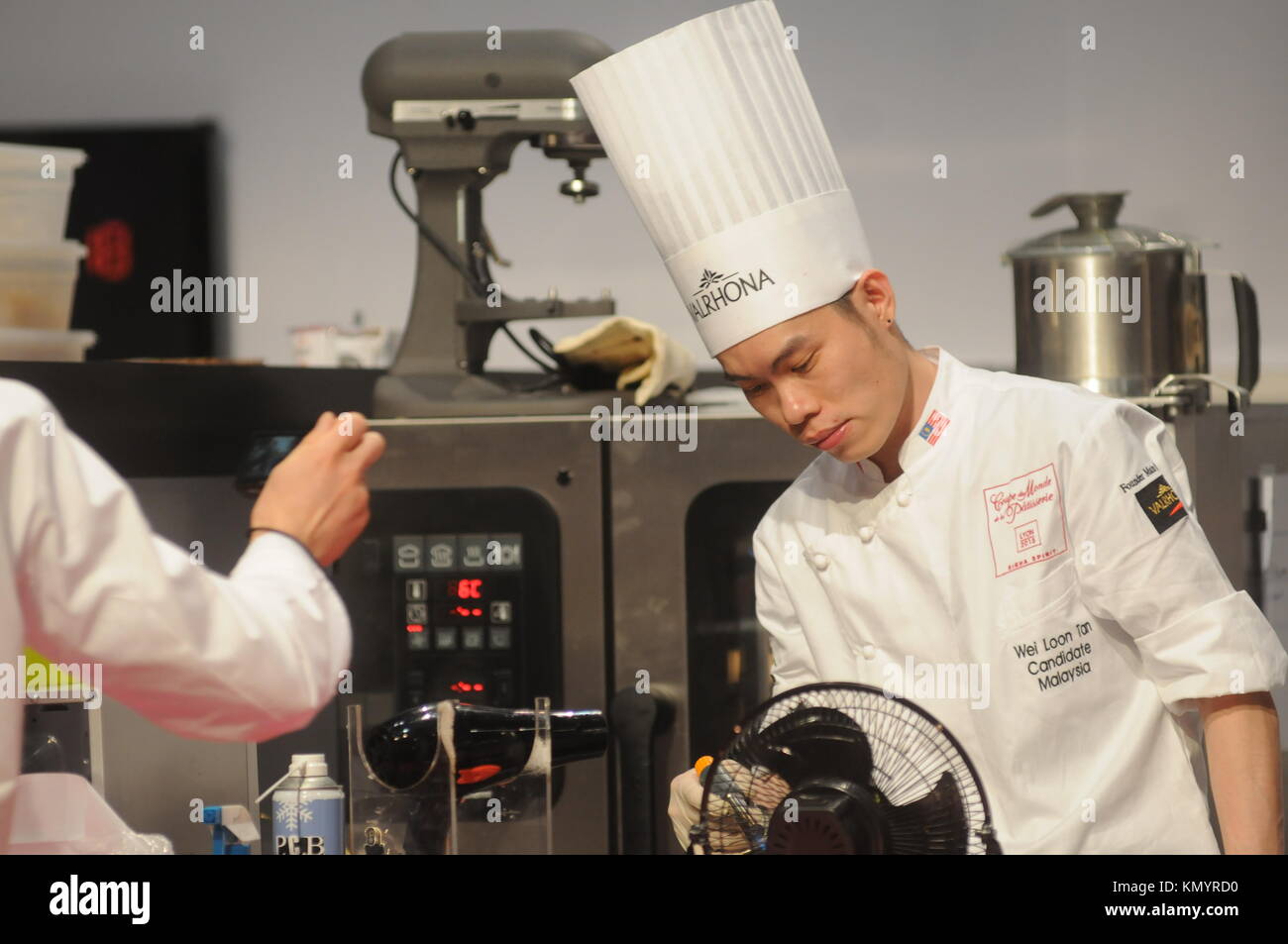 Finale test for Pastry World Cup candidates, Lyon, France Stock Photo ...