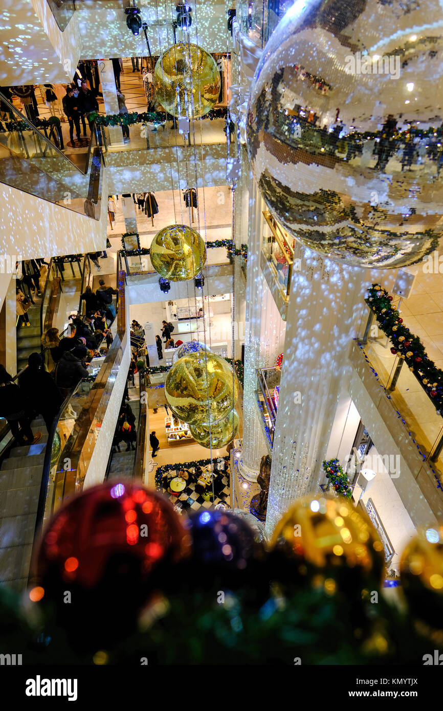 Selfridges department store on Oxford Street, London, United Kingdom ...