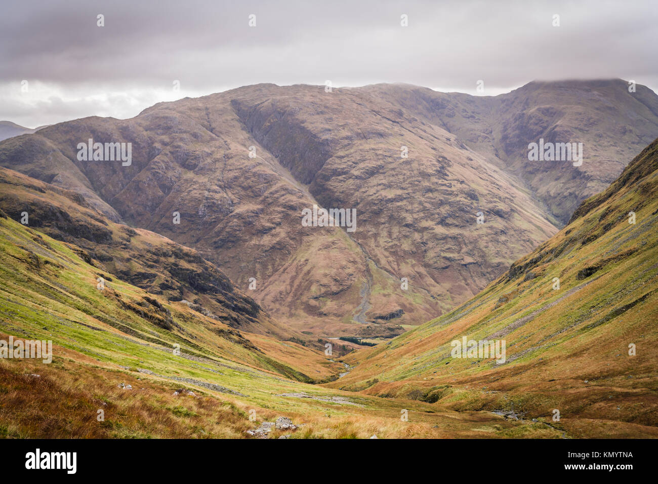 Autumn mountain panorama Glencoe - Scotland Stock Photo - Alamy