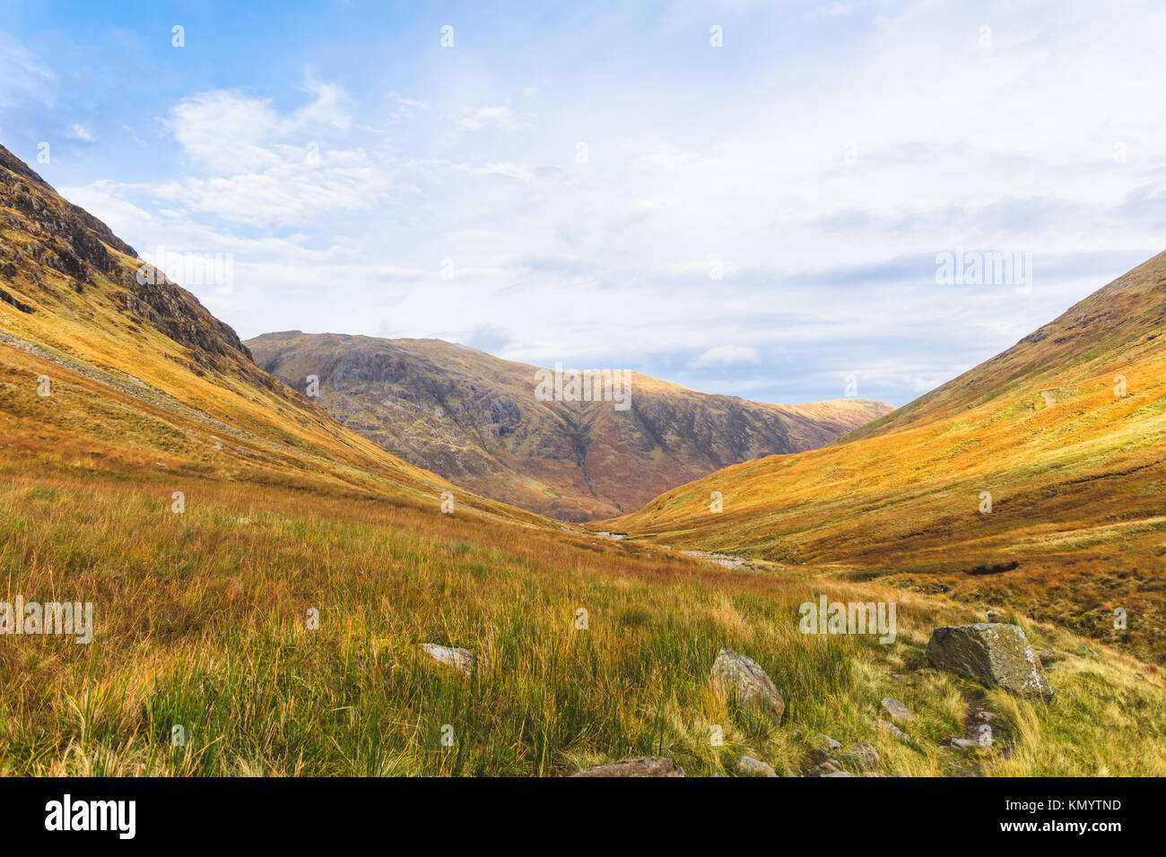 Autumn mountain panorama Glencoe - Scotland Stock Photo - Alamy