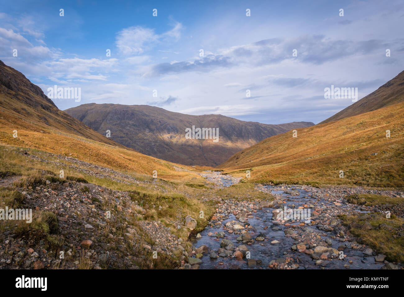 Hiking path through the Glencoe mountains, Scotland Stock Photo - Alamy