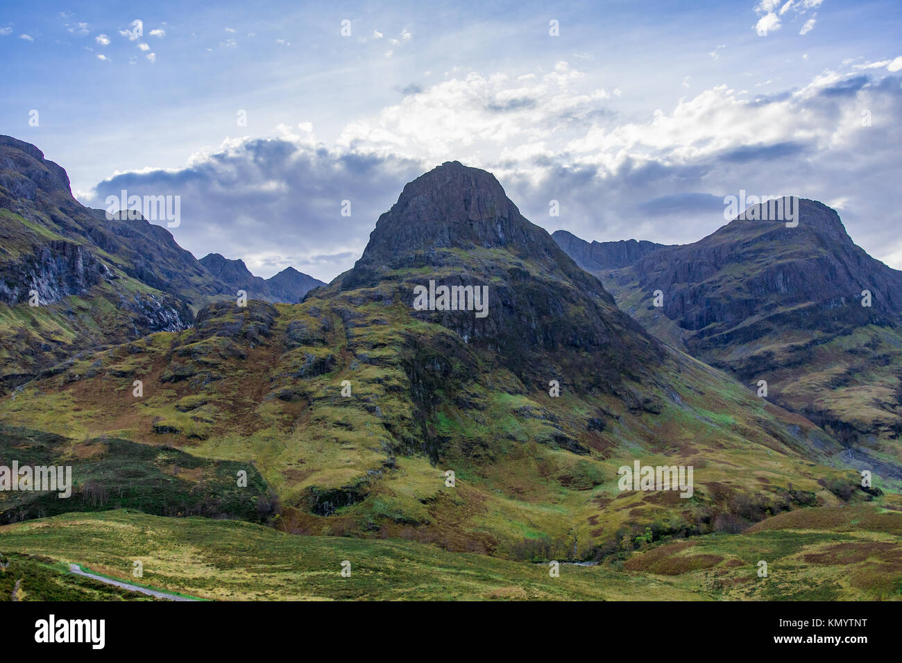 Autumn mountain panorama Glencoe - Scotland Stock Photo - Alamy