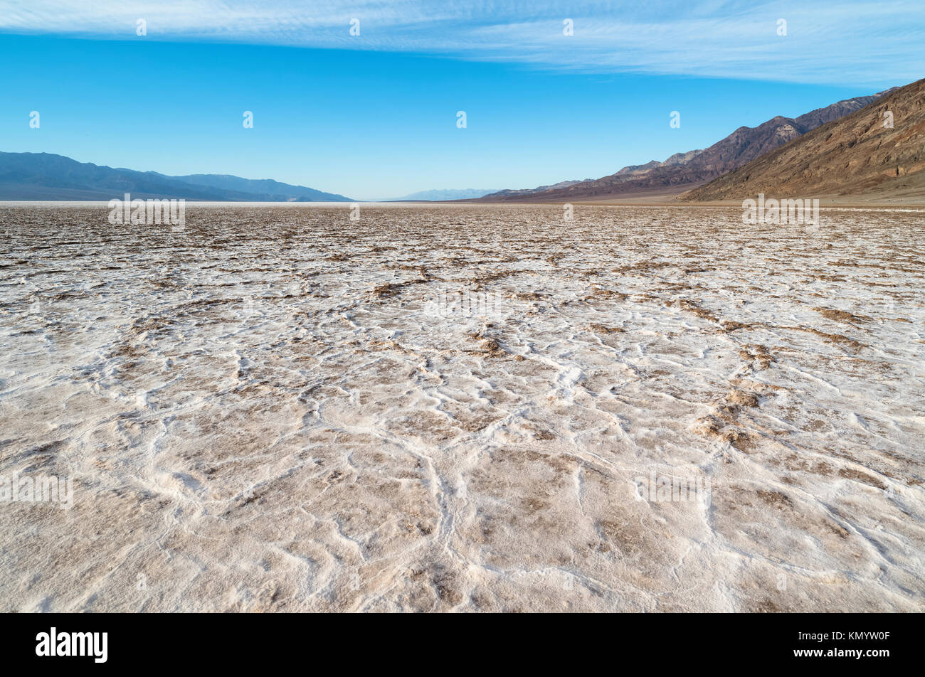 BADWATER BASIN DEATH VALLEY CALIFORNIA USA Stock Photo - Alamy