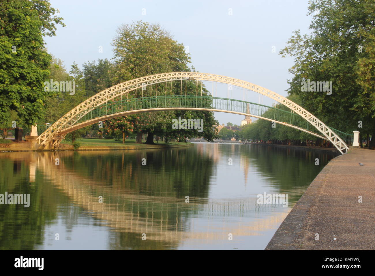 Bridge over river Great Ouse Stock Photo - Alamy