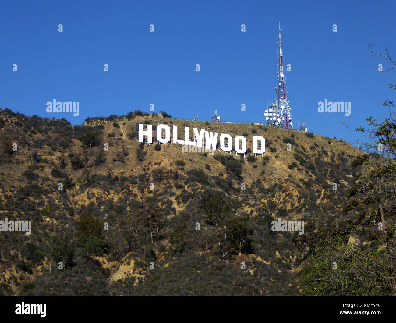 The Hollywood Sign in Los Angeles, California. Photo by Barry King ...