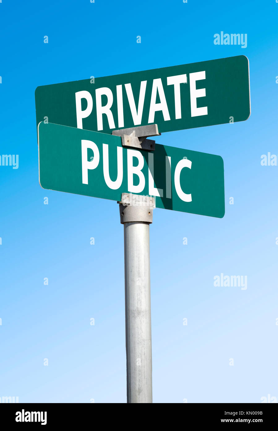 private and public sign Stock Photo - Alamy