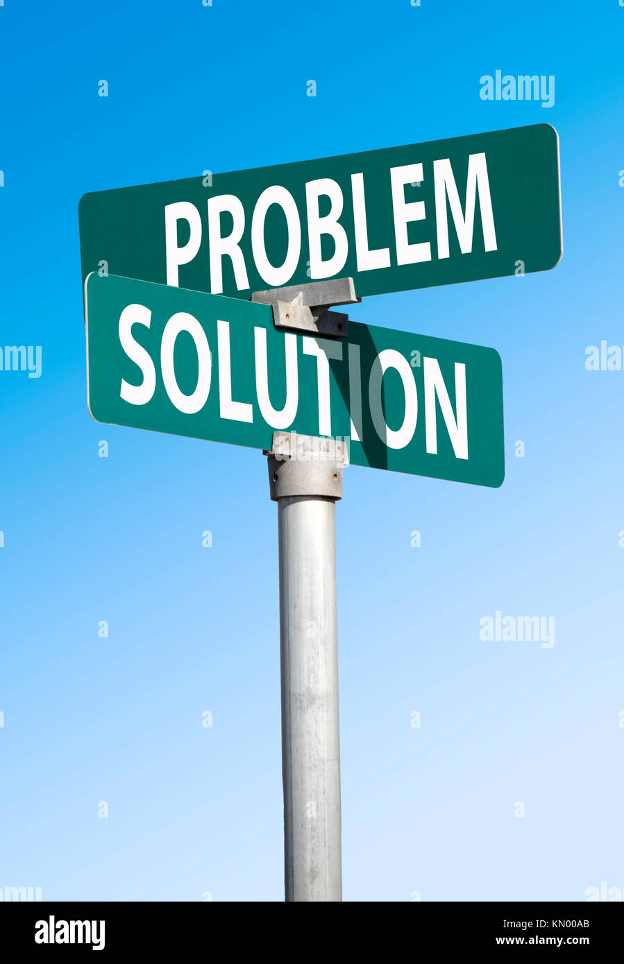 problem and solution sign Stock Photo - Alamy