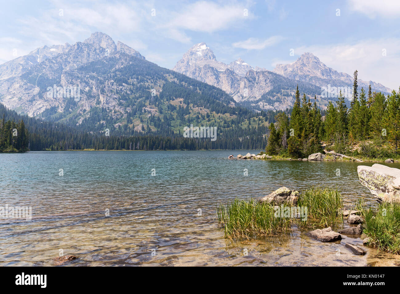 Taggart Lake, Grand Teton National Park, Wyoming, USA Stock Photo - Alamy
