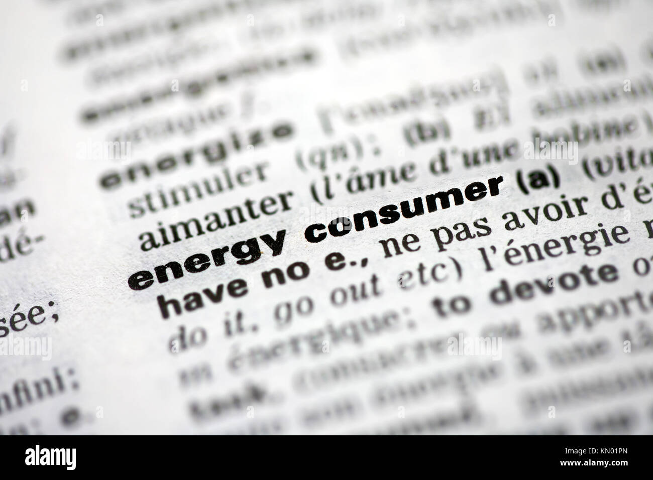 Pictures and energy related text Stock Photo - Alamy