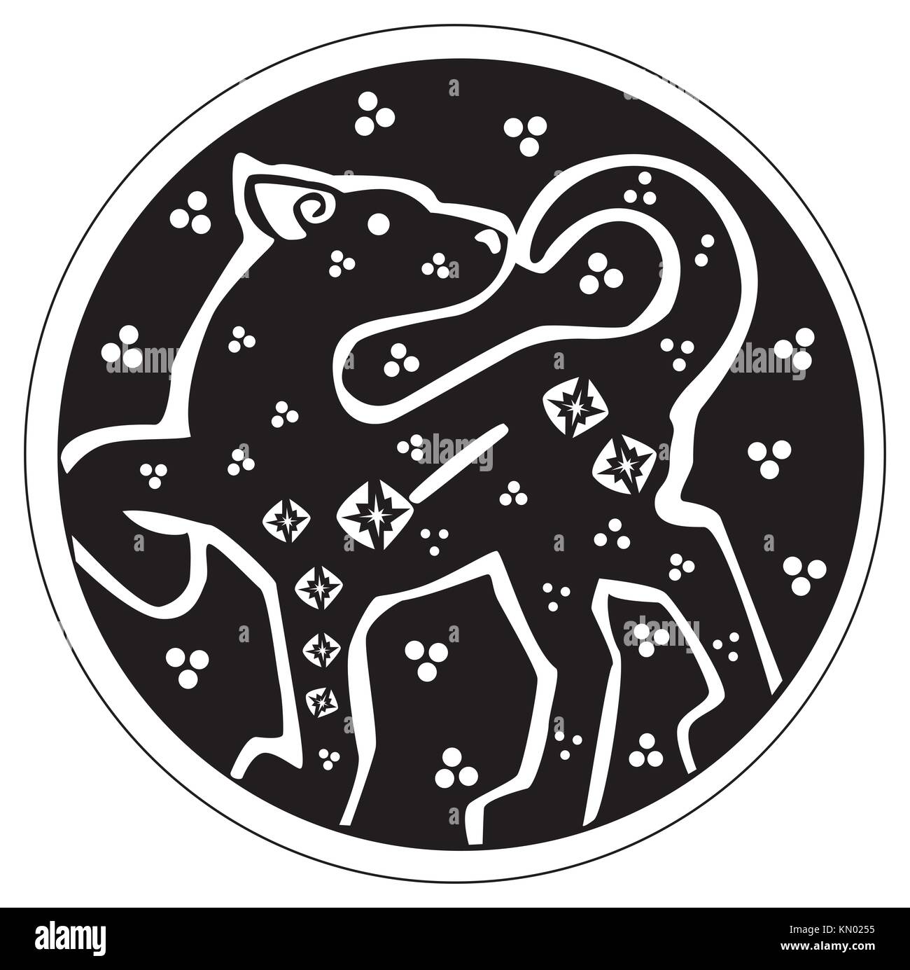 Black panther symbol hi-res stock photography and images - Alamy