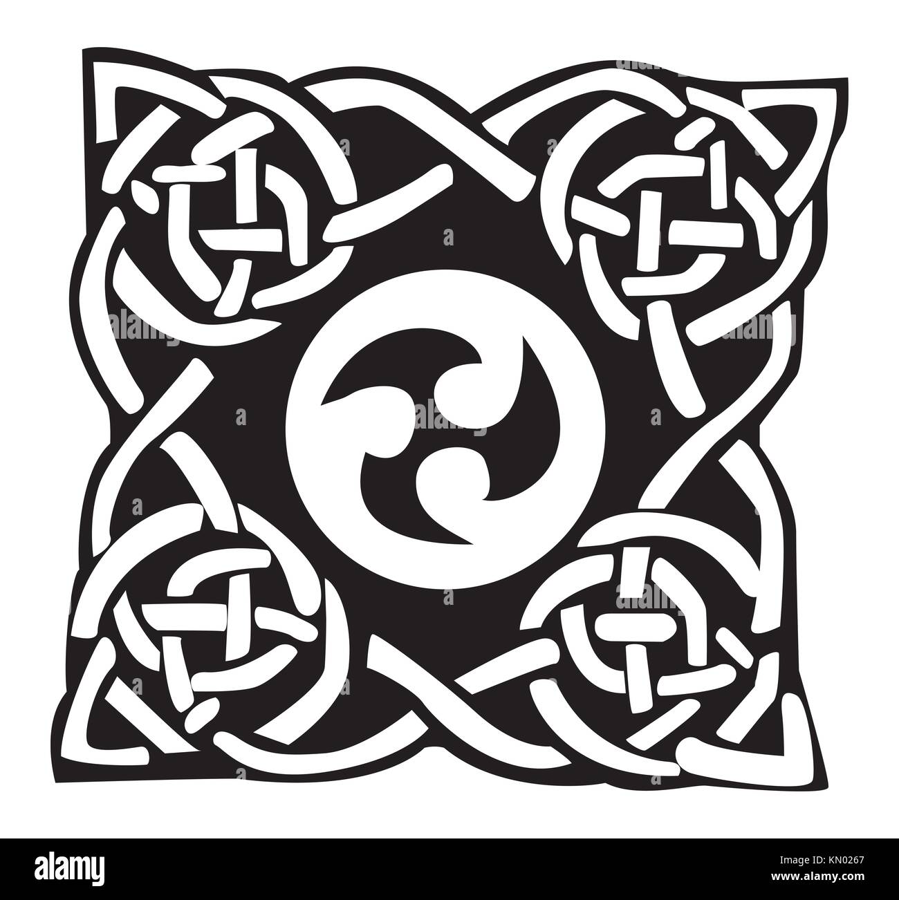 Celtic Knot Cross Cut Out Stock Images & Pictures - Alamy
