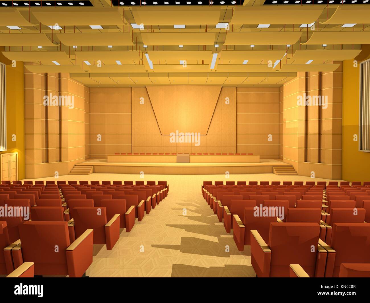 Empty Conference Hall High Resolution Stock Photography and Images - Alamy
