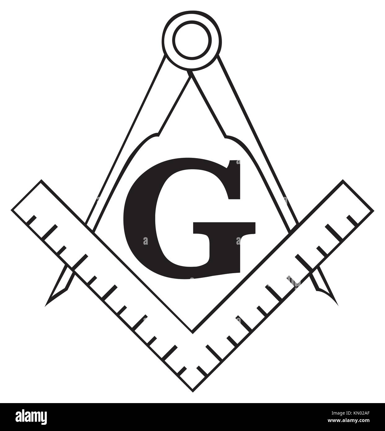 Freemason square and compasses hi-res stock photography and images - Alamy