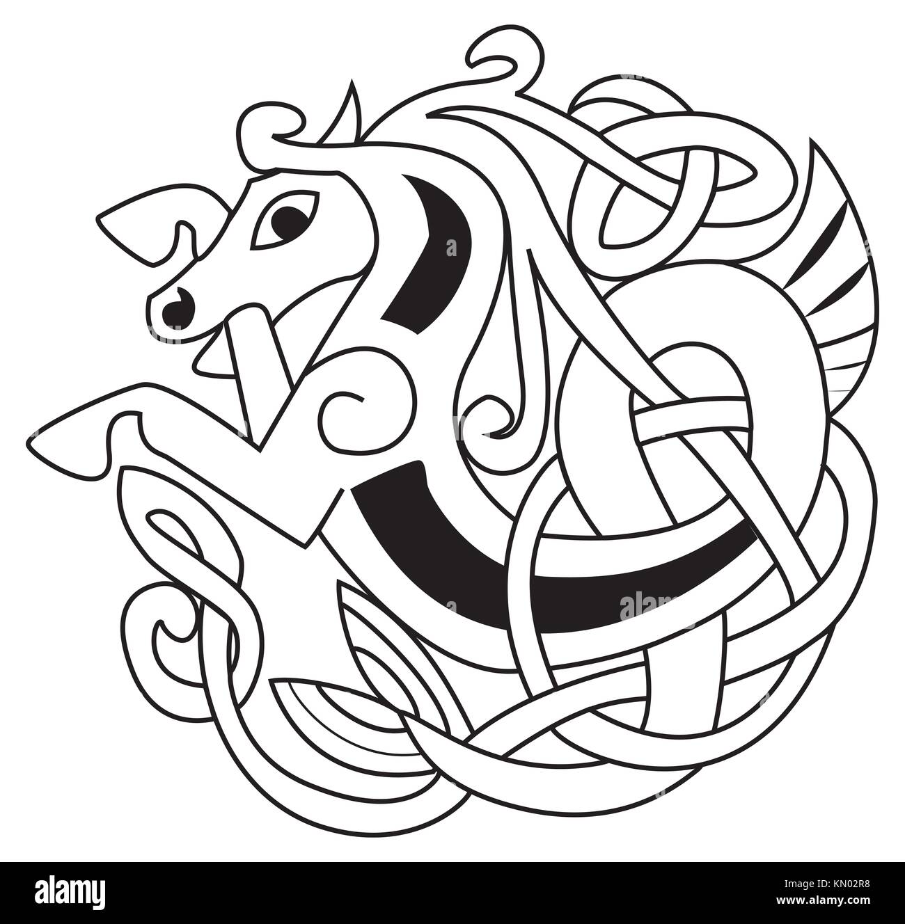 Celtic Horse Head