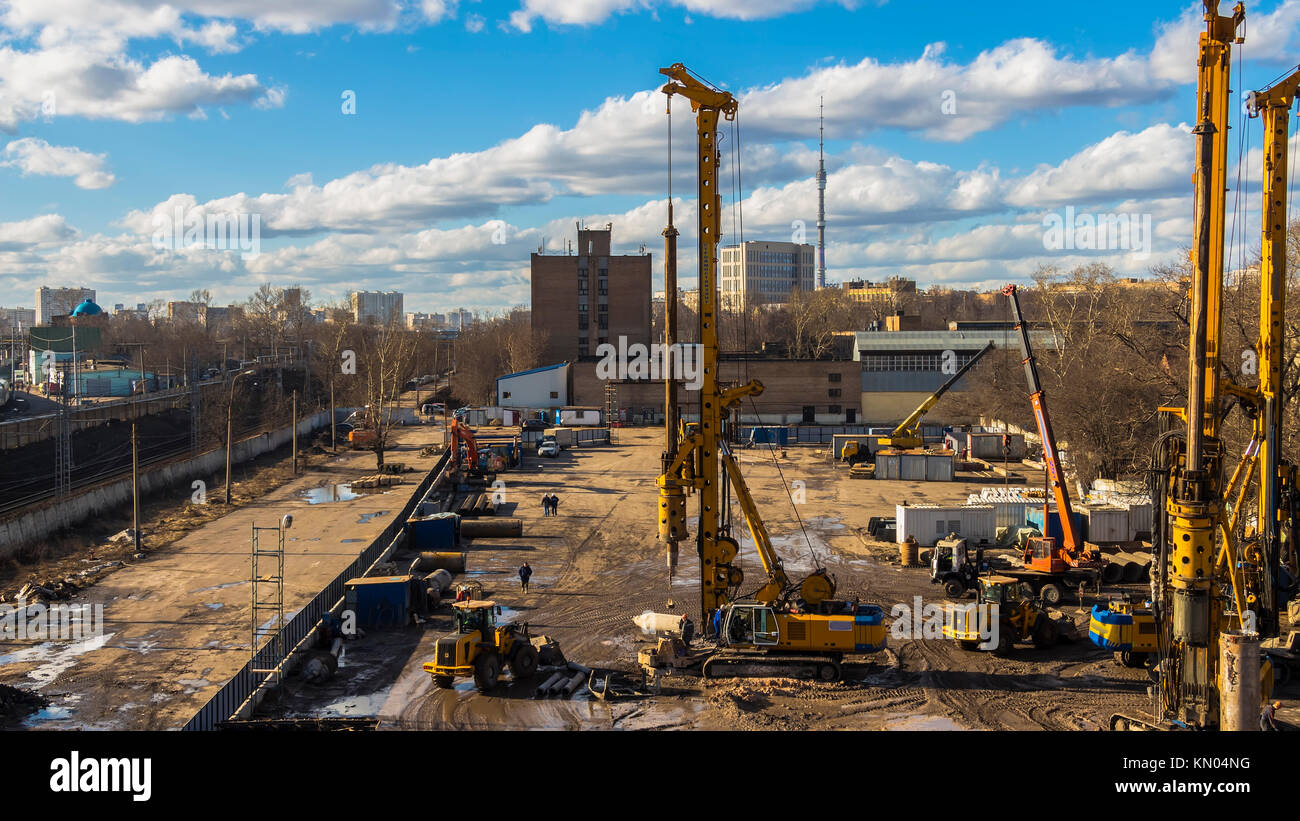 Driven pile foundation hi-res stock photography and images - Alamy