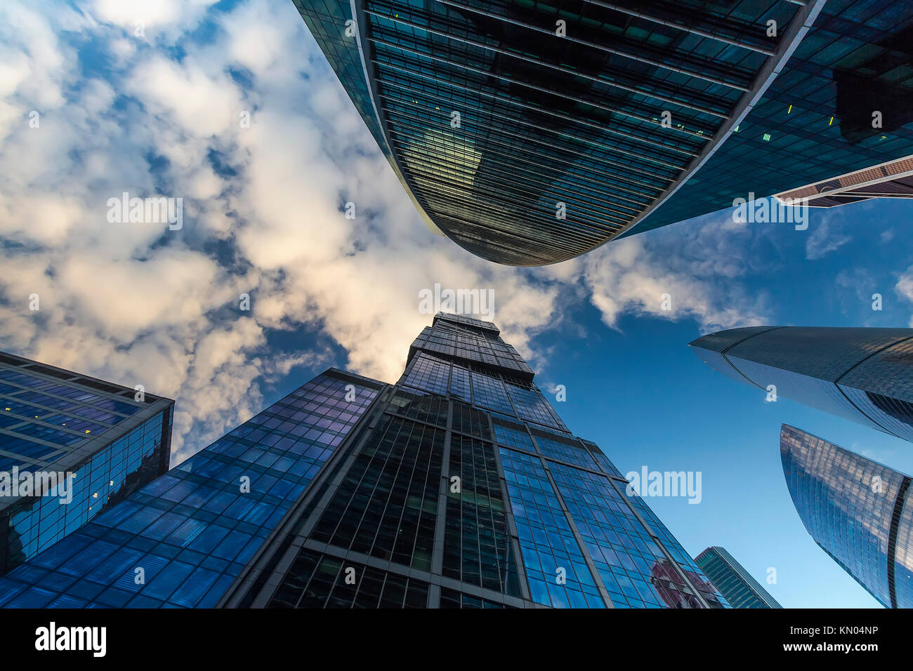 view of skyscrapers from the bottom up Stock Photo - Alamy