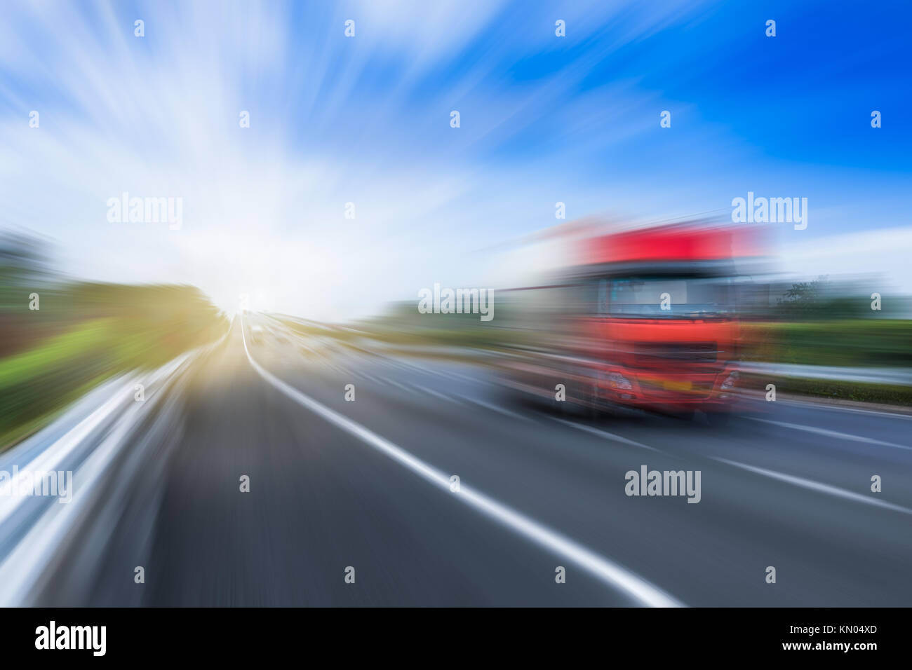 blur view of traffic on highway Stock Photo - Alamy