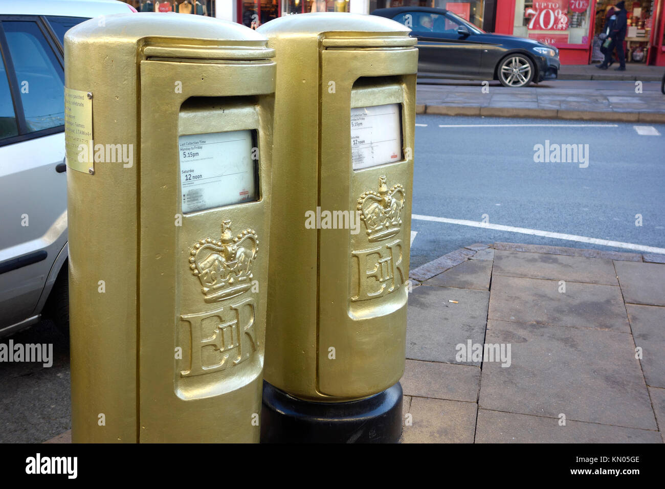 Royal Mail Gold Letterbox to Celebrate a Gold Medal Win at the 2012 ...