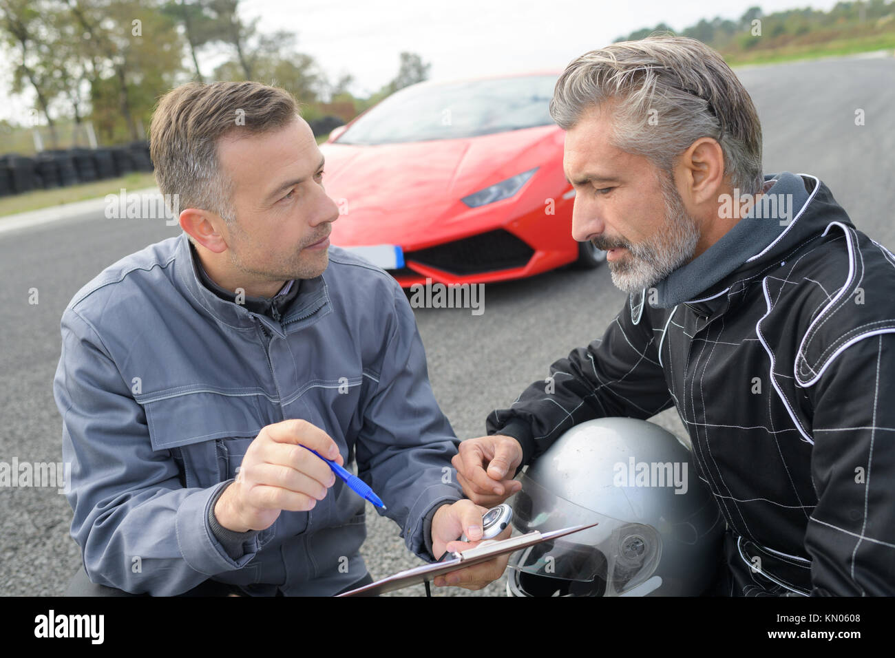 driver ready for an international racing circuit Stock Photo - Alamy