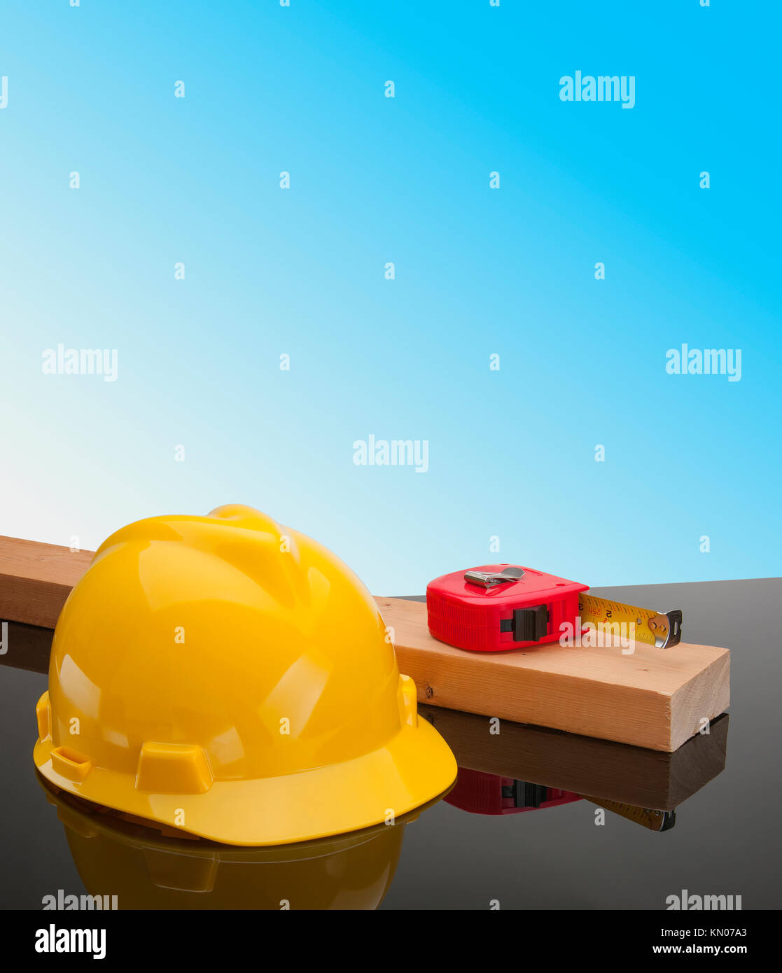 Construction site safety gear and tools Stock Photo - Alamy