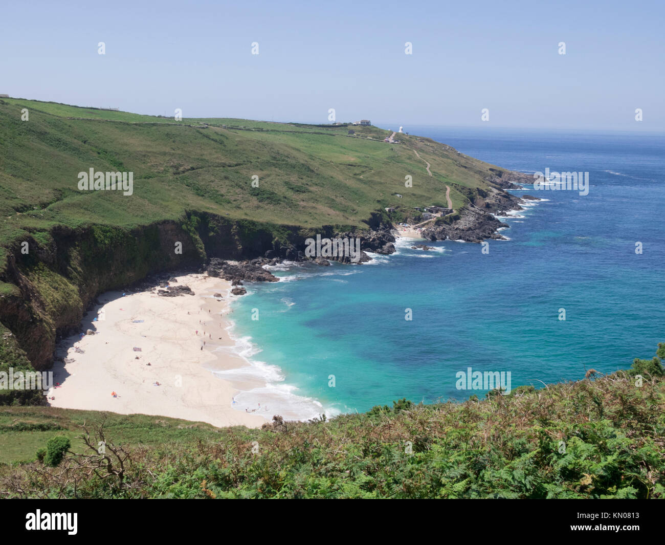 Portheras Cove, North Cornwall Coast, Cornwall, England, UK in Summer ...