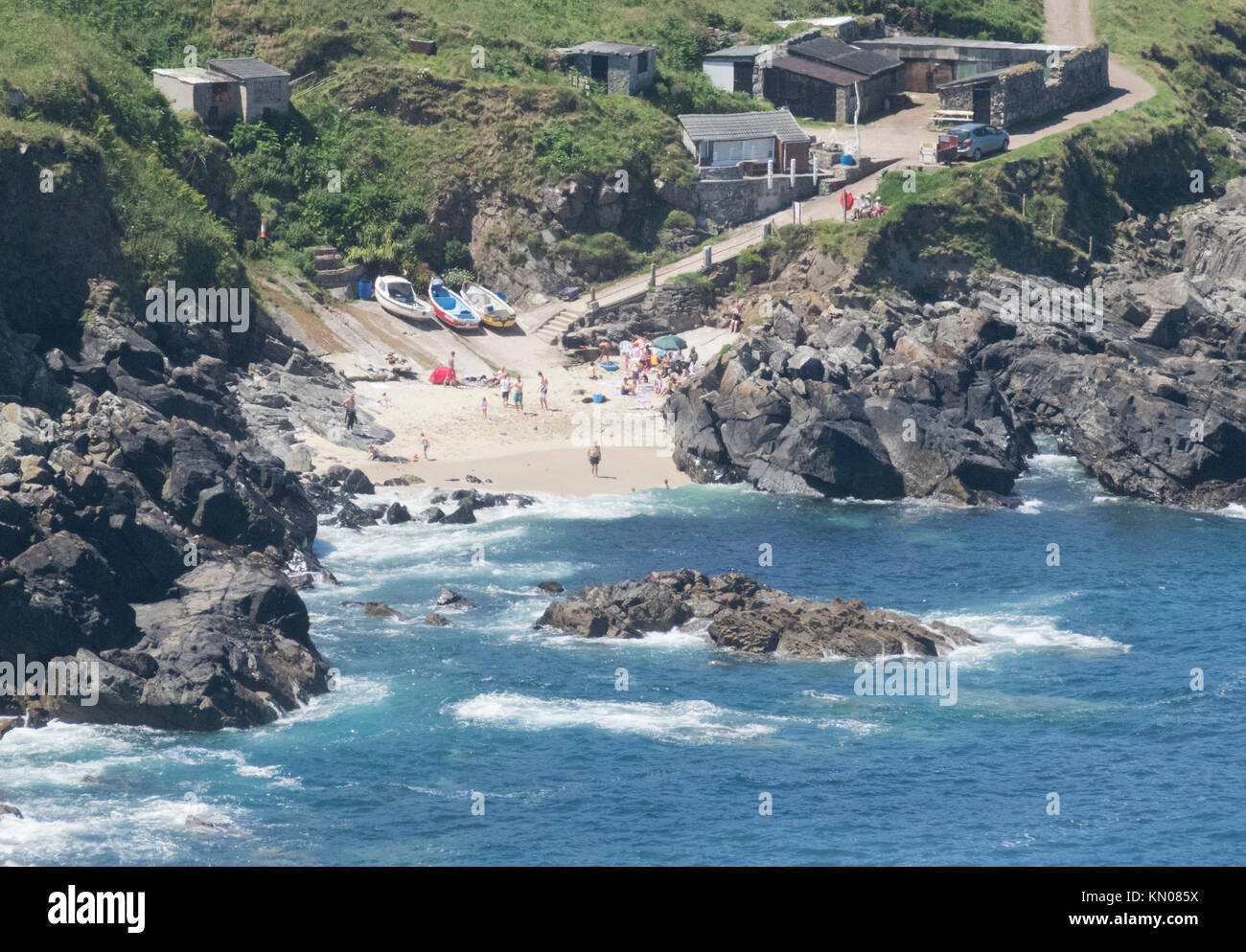 Pendeen Cove or Boat Cove, Pendeen, Corwall, England, UK in June Stock ...