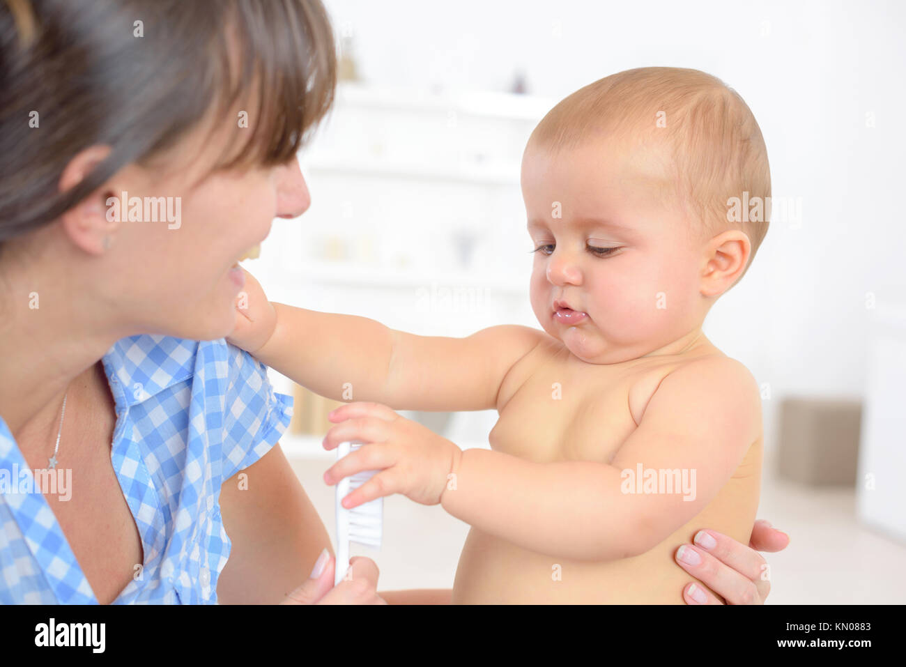 cute mother and baby Stock Photo - Alamy