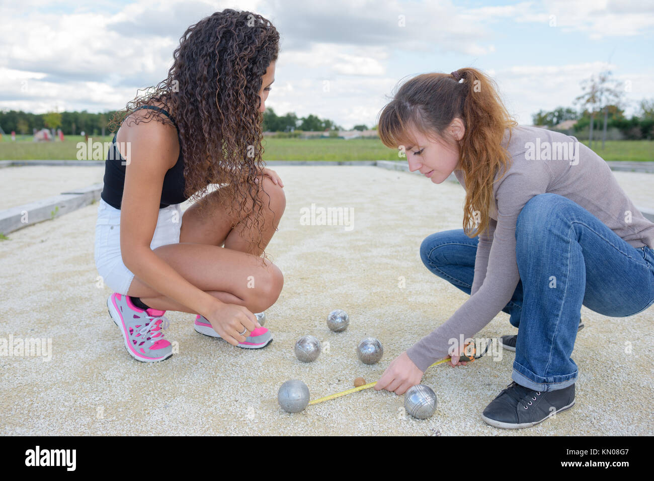 Petanque match hi-res stock photography and images - Alamy