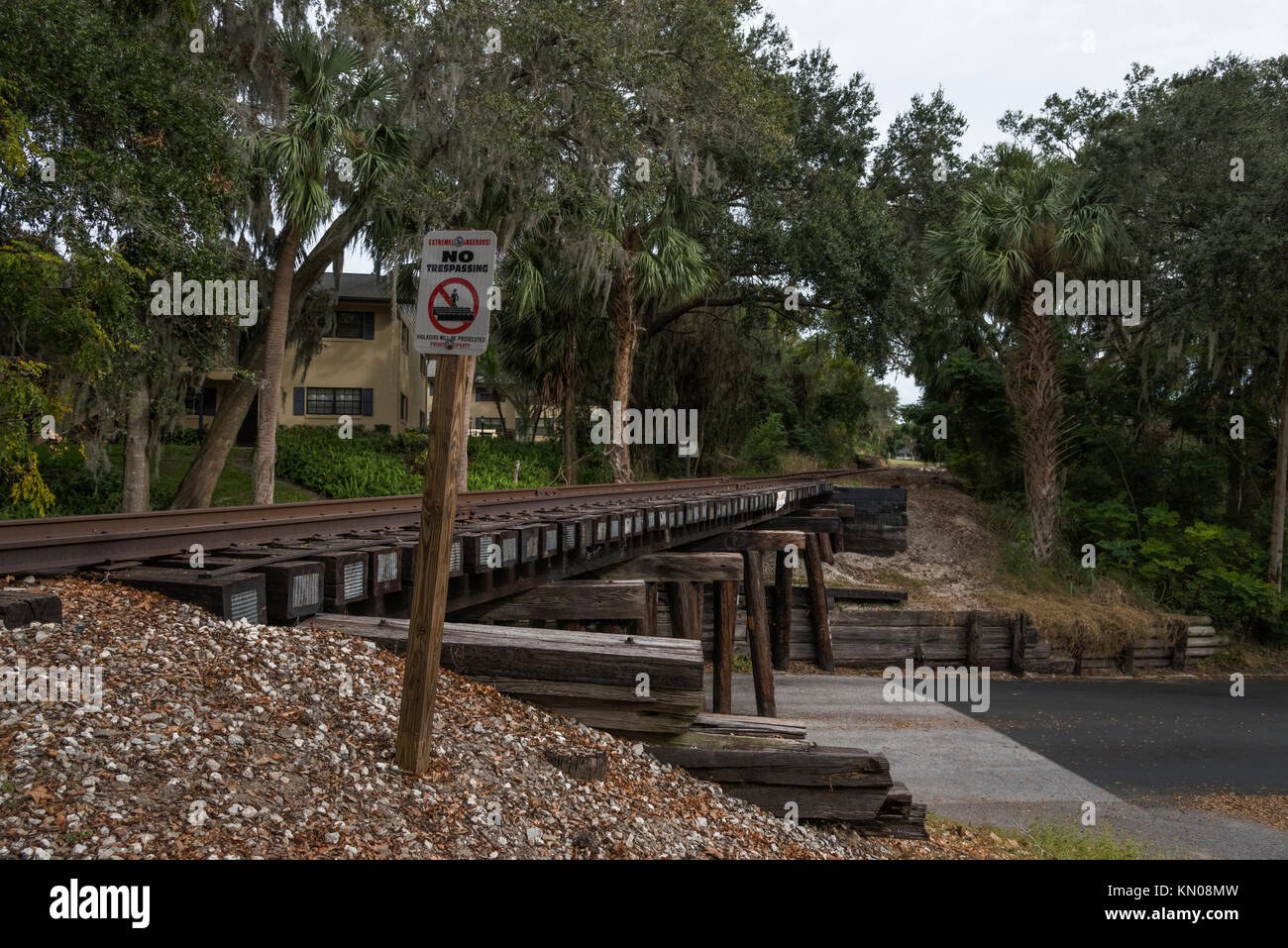 Old Railroad Trestle located in Mount dora, Florida USA Stock Photo - Alamy