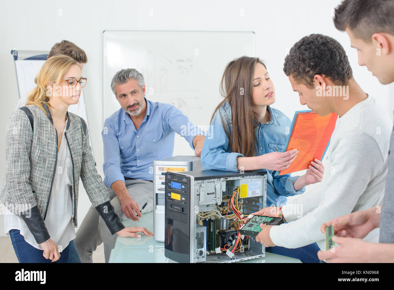 engineering student in the workshop Stock Photo - Alamy