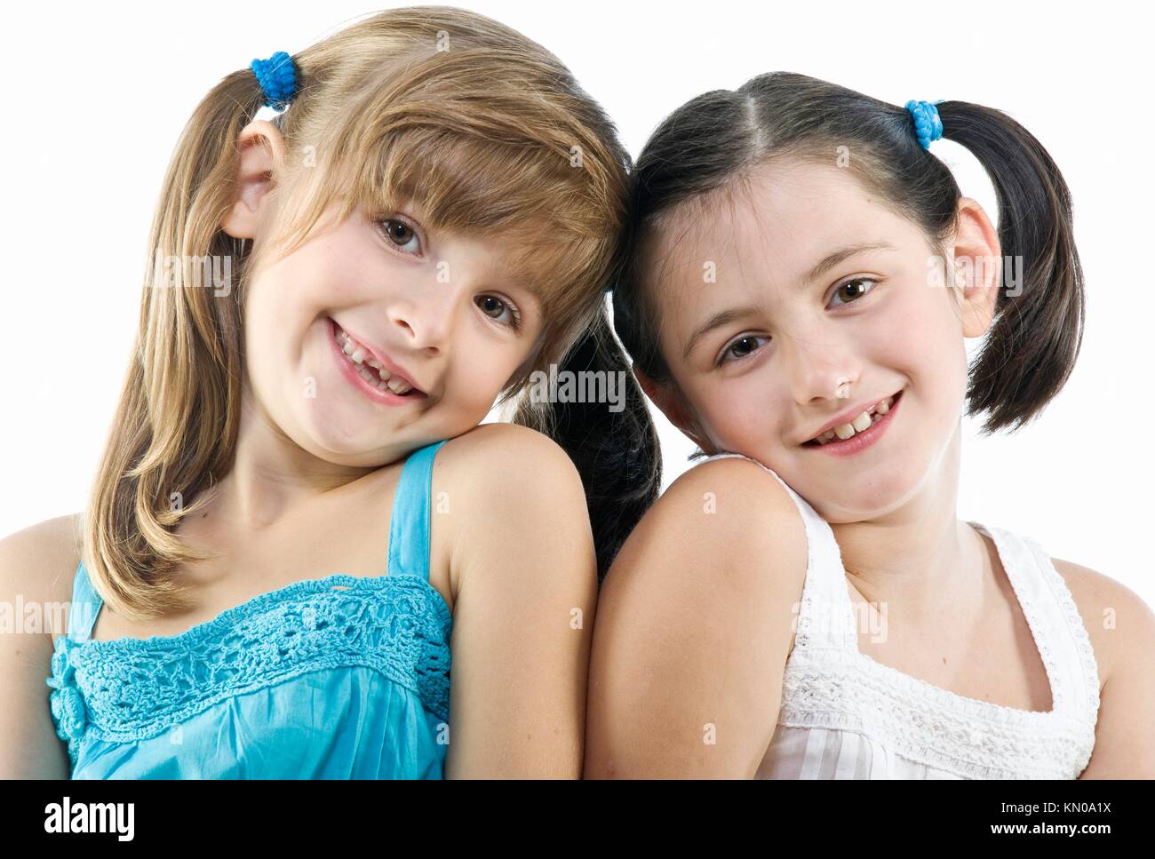 best friends hugging isolated on a white Stock Photo - Alamy