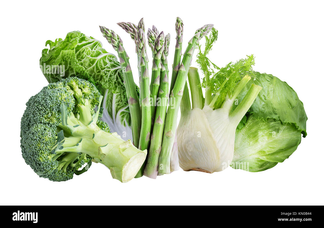 Vegetables isolated on white background with clipping path Stock Photo ...