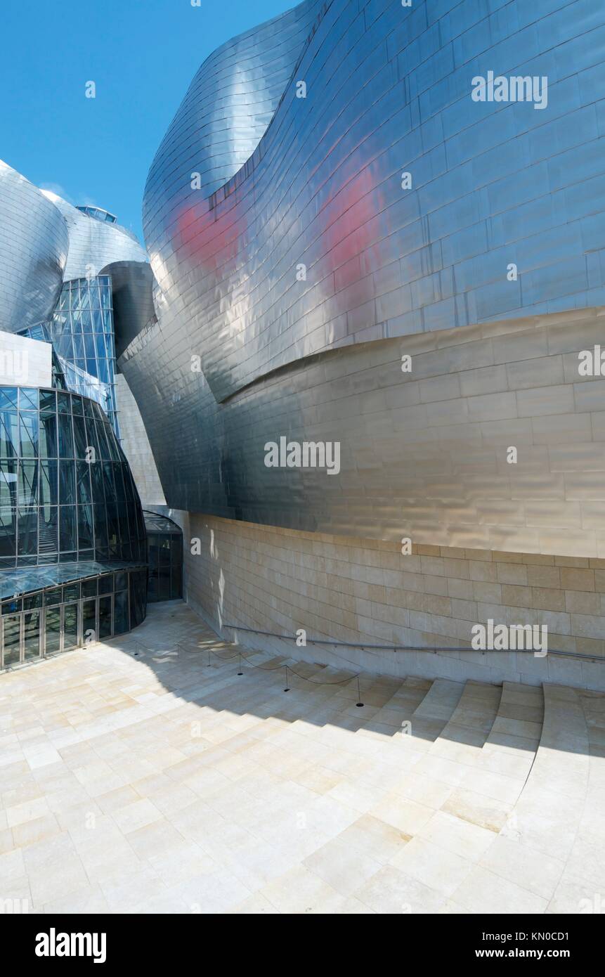 Staircase guggenheim museum bilbao spain hi-res stock photography and ...