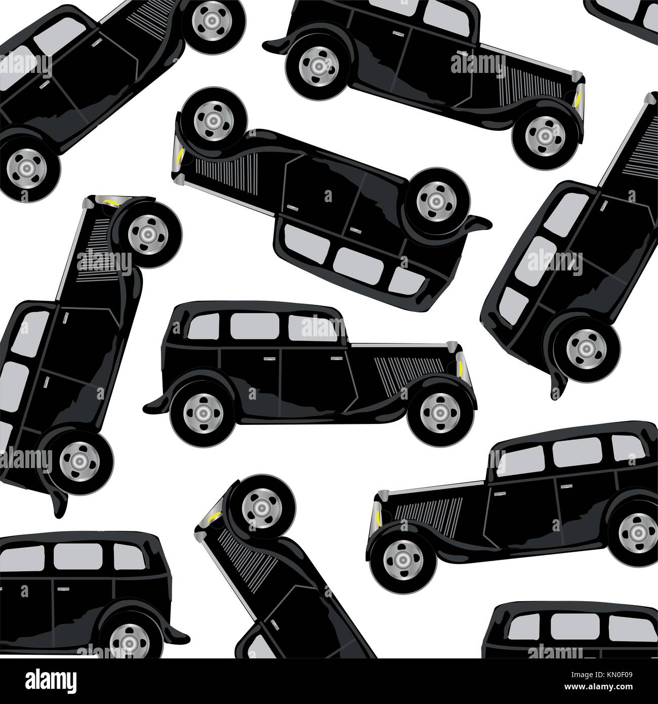 Black car pattern Stock Vector Image & Art - Alamy