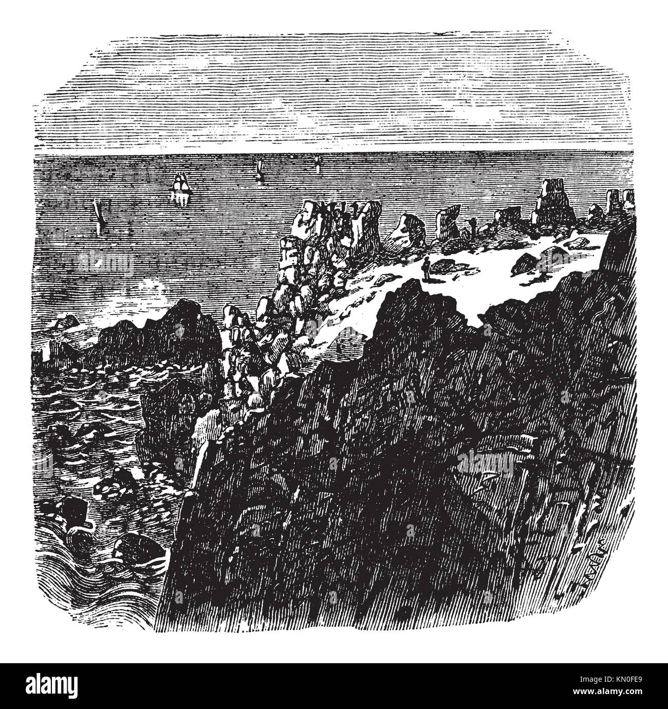 Formation of land Cut Out Stock Images & Pictures - Alamy