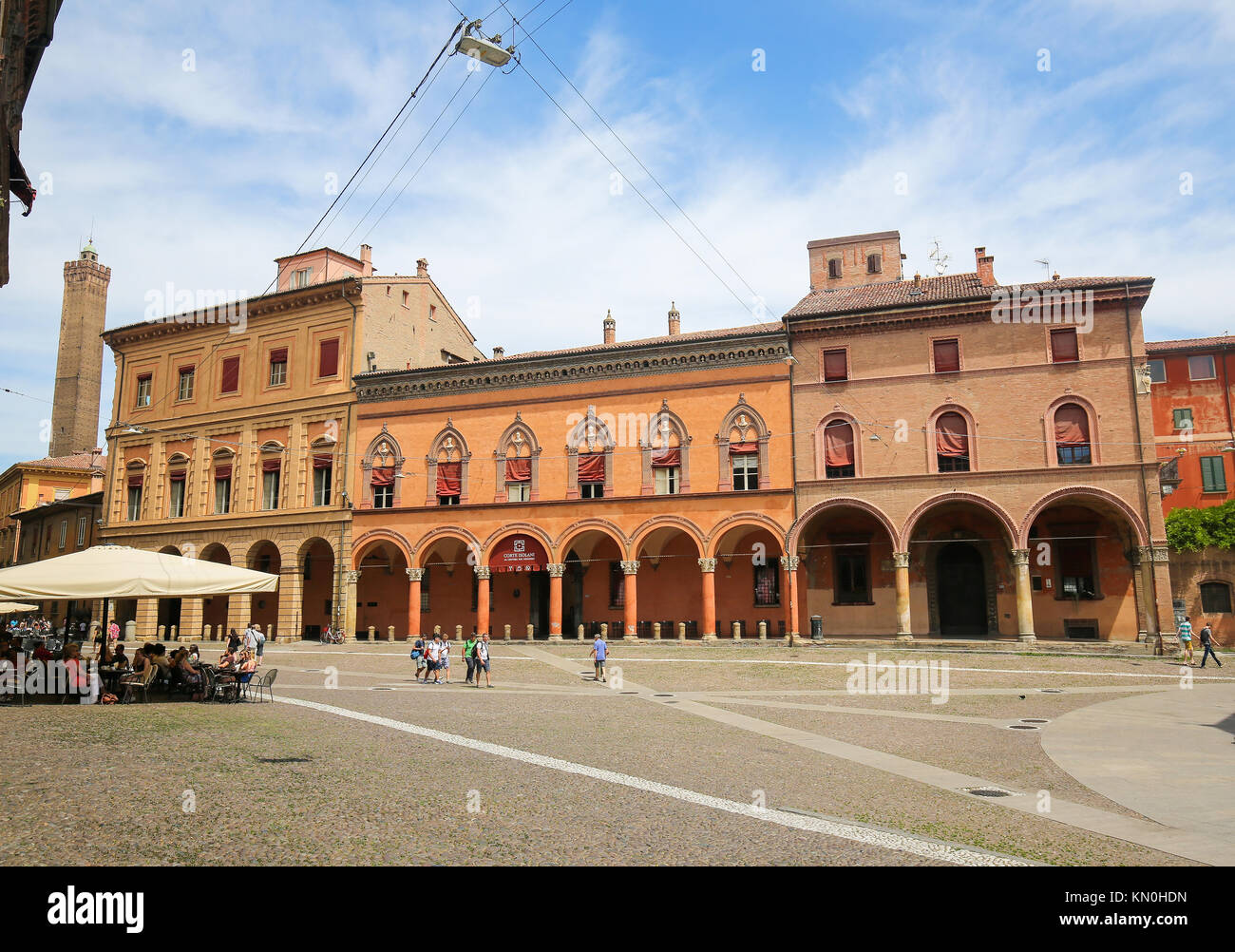 Portica of the Corte Isolano, one of the prime examples of Roman-Gothic ...