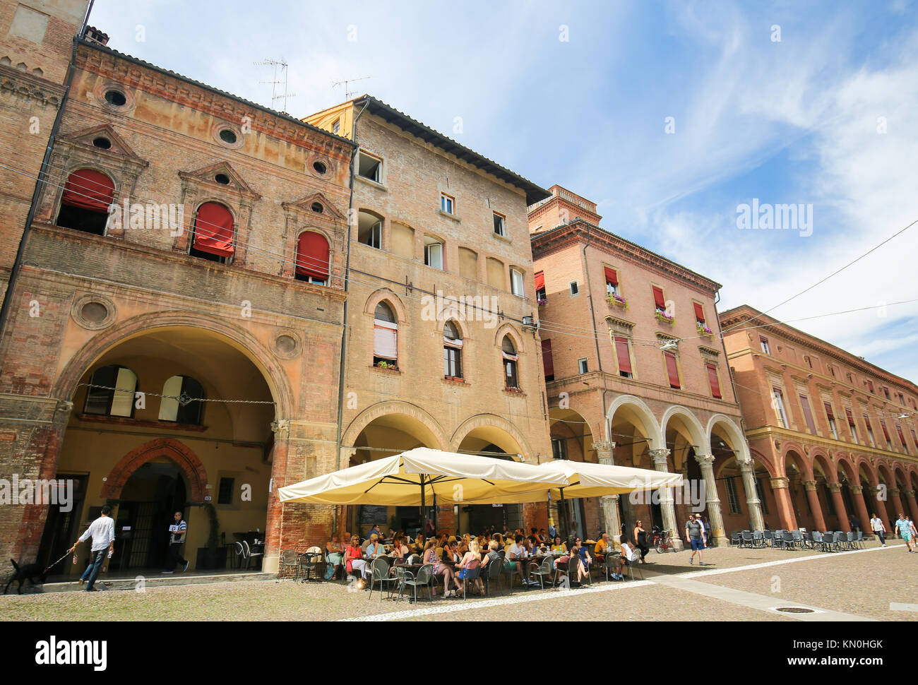 Portica of the Corte Isolano, one of the prime examples of Roman-Gothic ...