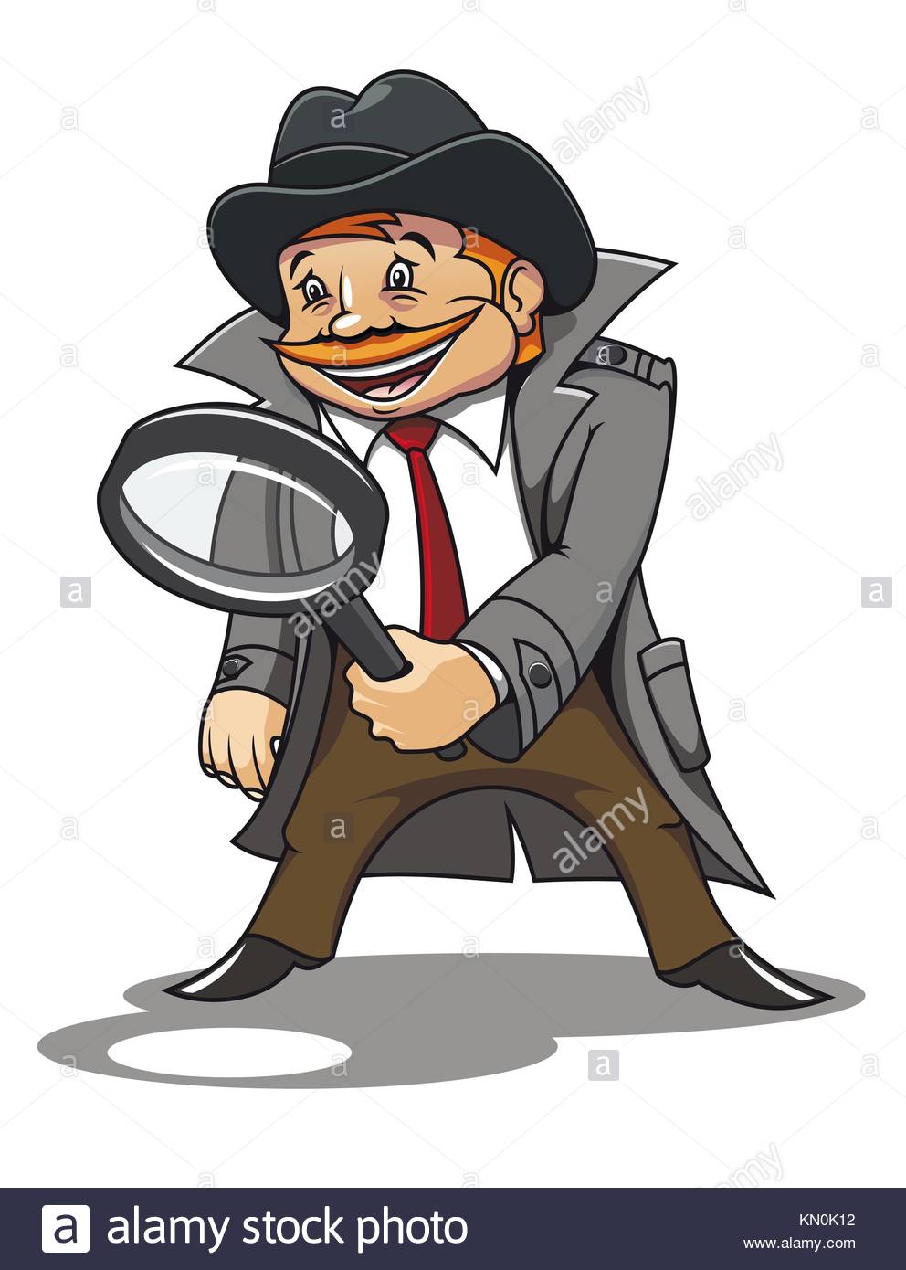 Detective Magnifying Glass Stock Photos & Detective Magnifying Glass ...