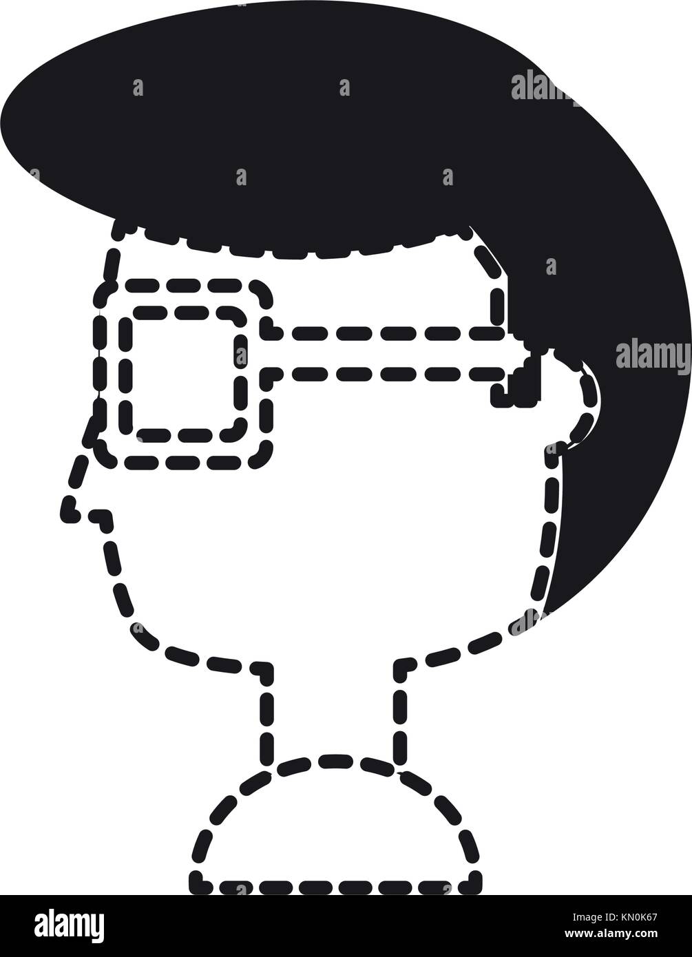 cartoon man head icon Stock Vector Image & Art - Alamy