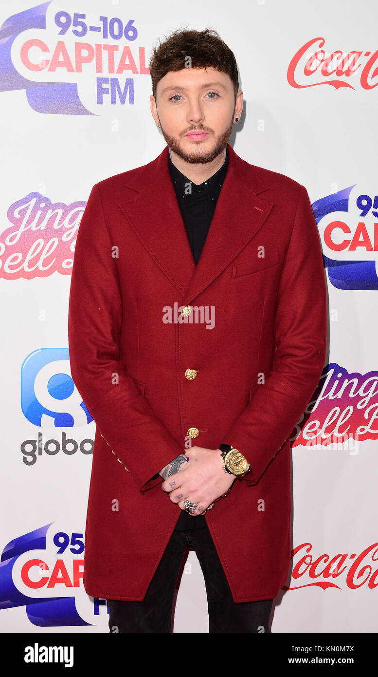 James Arthur during day one of Capital's Jingle Bell Ball 2017 at the ...