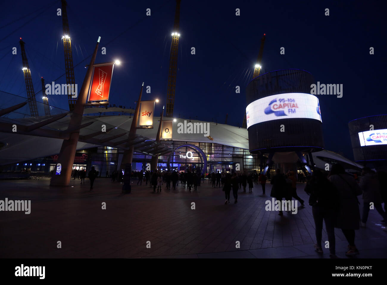 Branding at the arena during day one of Capital's Jingle Bell Ball with ...