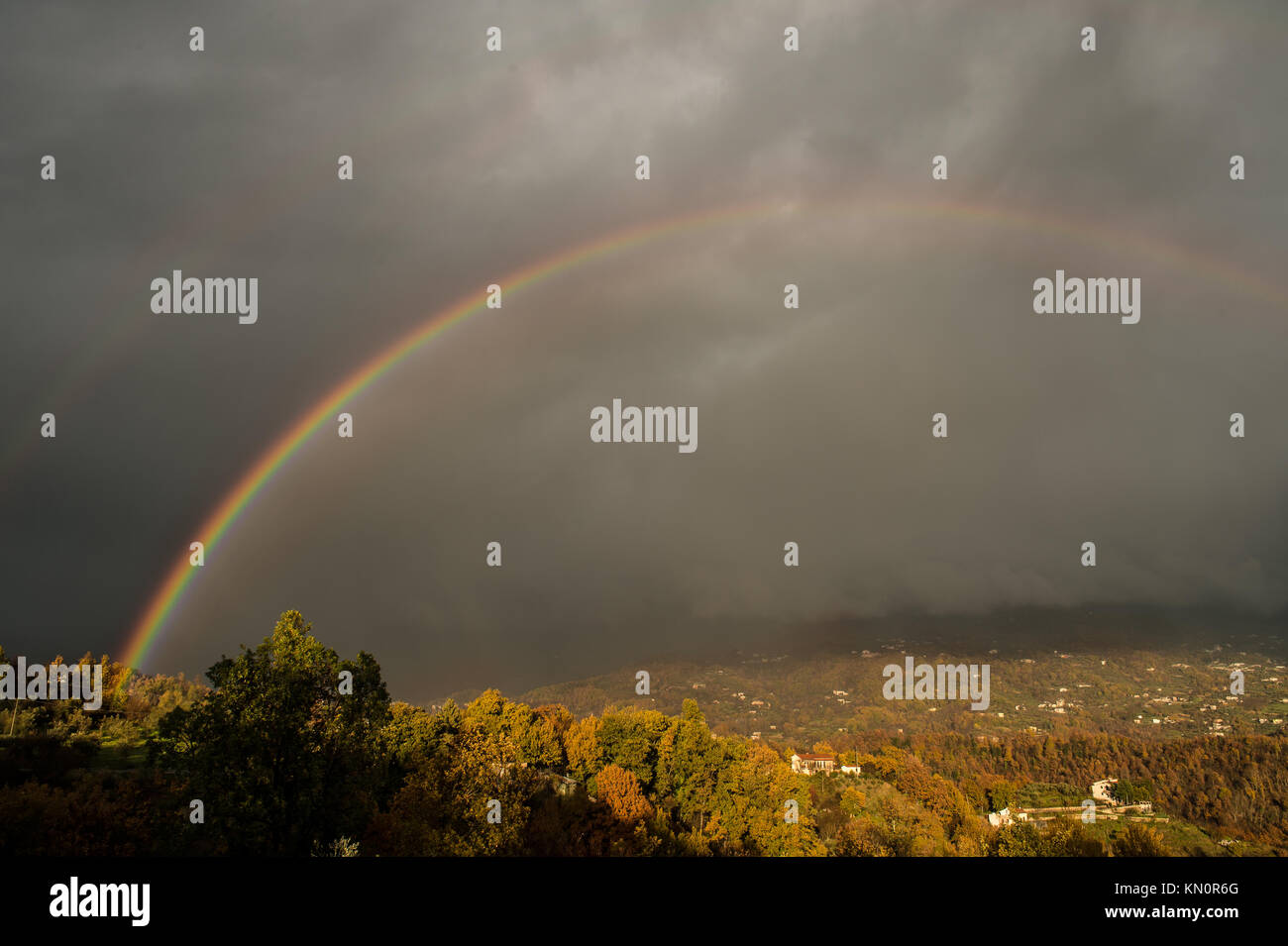 Raimbow, Canterano, Aniene River Valley, Rome, Italy, Europe Stock ...