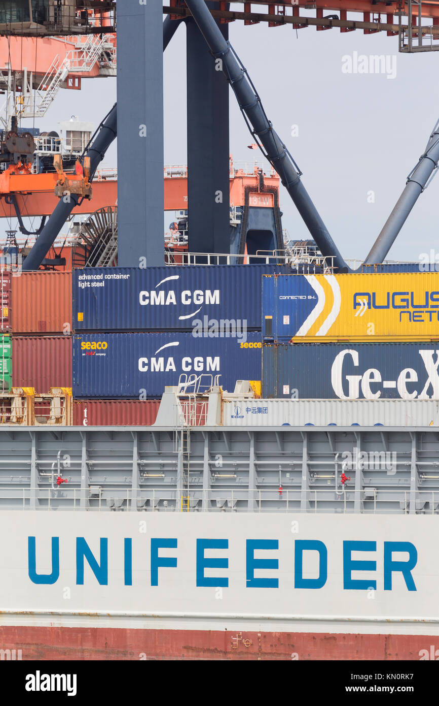 Unifeeder Container High Resolution Stock Photography and Images - Alamy