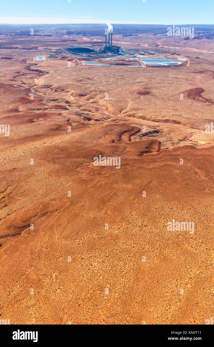 Power Plant, Colorado River, Lake Powell, Page, Arizona, Usa, America ...