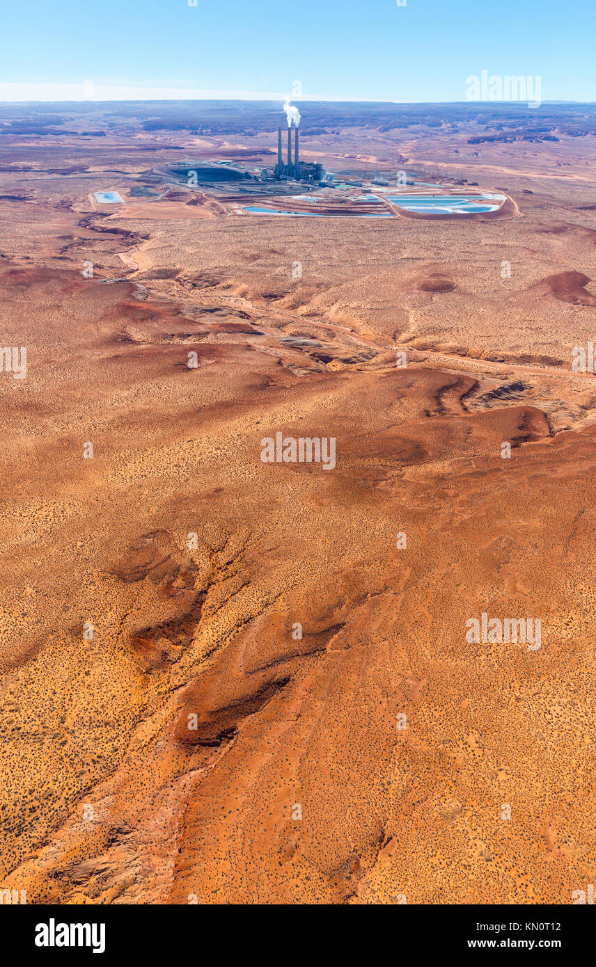 Power Plant, Colorado River, Lake Powell, Page, Arizona, Usa, America ...