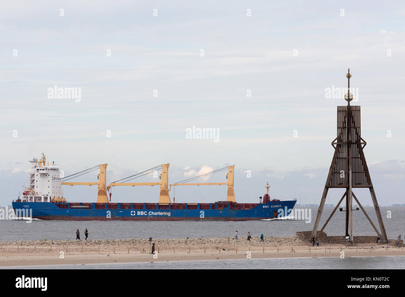 The BBC Chartering vessel BBC Congo enters the Elb Stock Photo - Alamy